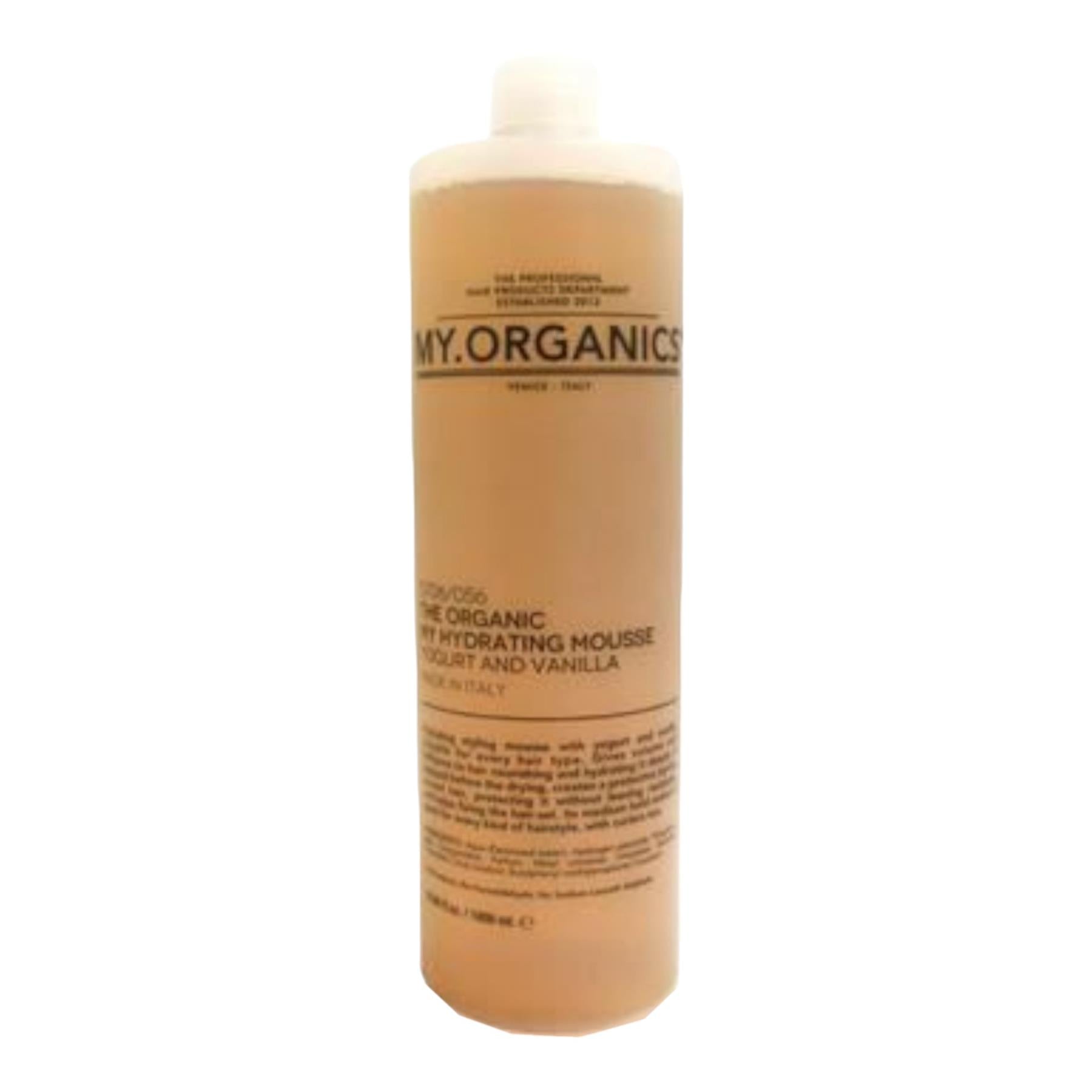 Organic Hydrating Light Styling Mousse 1000ml Hair Care My Organics Uk