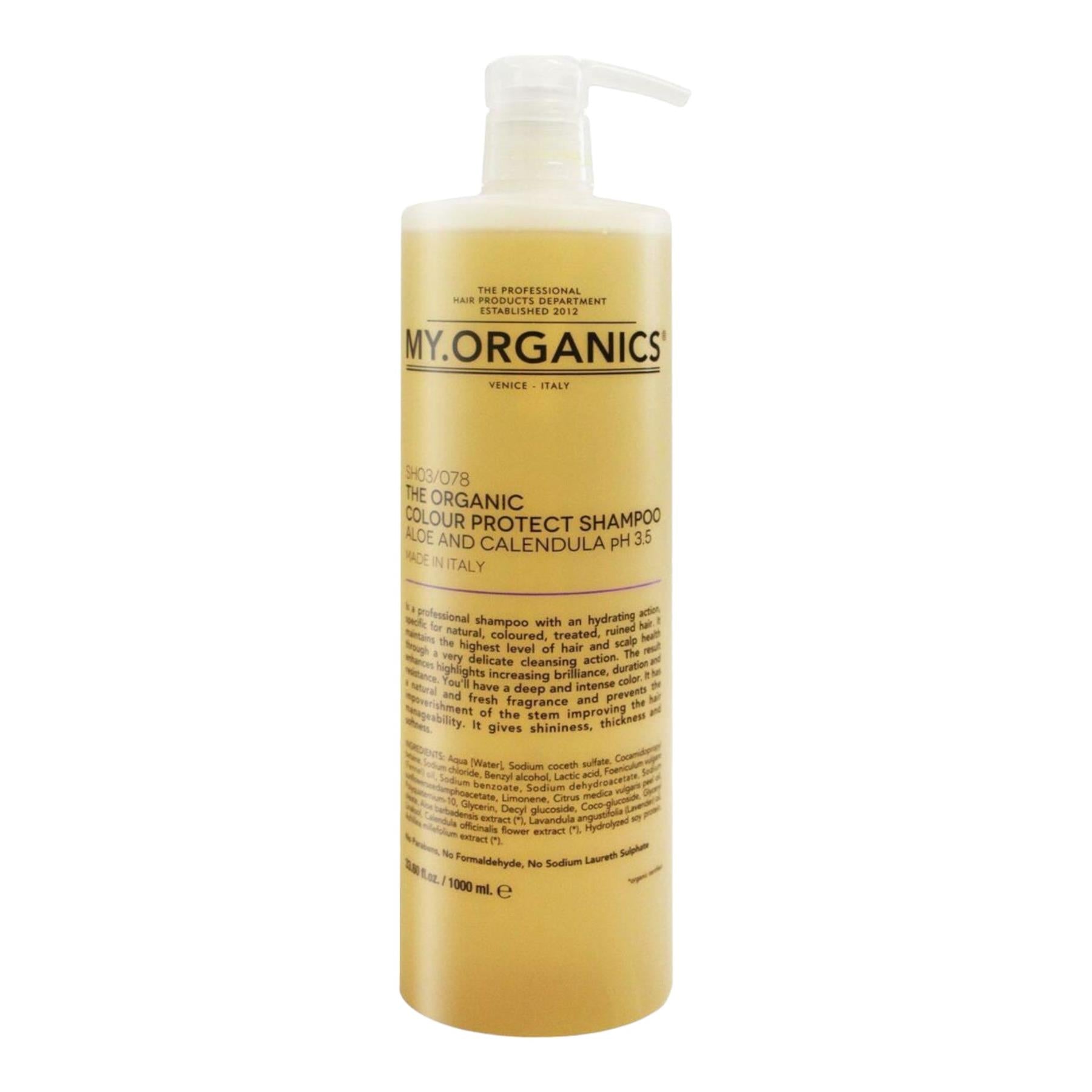 Organic Colour Protect Shampoo 1000ml Hair Care My Organics Uk